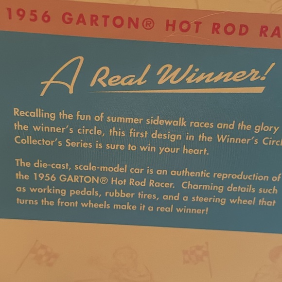 Hallmark | Toys | Hallmark Kiddie Car Classics 956 Garton Hot Rod Racer ...